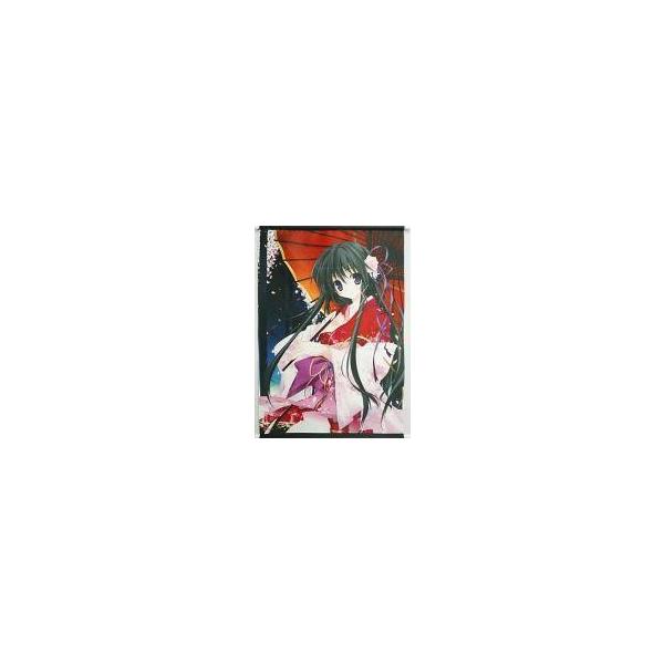 商品名：中古タペストリー karory B2タペストリー 舞桜花商品解説■イラストレーターで大活躍の「karory」さんの描き下ろしイラストのタペストリーとなります。商品解説■舞い散る桜とその柄をあしらった着物がとても素敵なイラストです!こ...