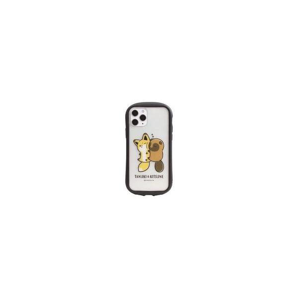 商品名：中古携帯ジャケット・カバー くっつき i select clear iPhone 12/12 Pro 対応ケース 「タヌキとキツネ」商品解説■背面に透明なPC素材(ポリカーボネート)を用いたクリアタイプ側面全体にTPU素材(熱可塑性...