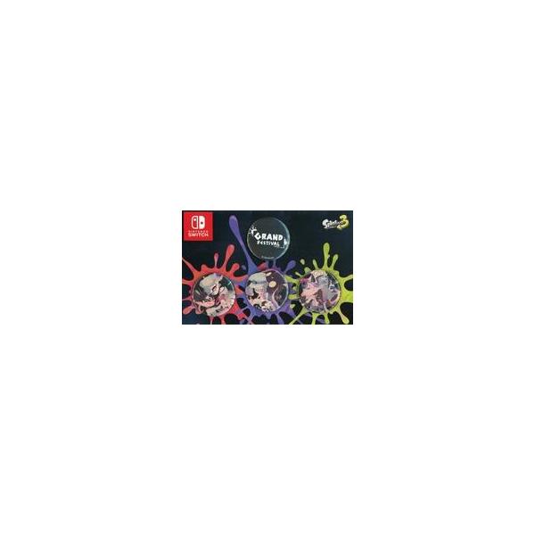 商品名：中古バッジ・ピンズ アイコンパーツデザイン 缶バッジセット 「Splatoon3(スプラトゥーン3) グランドフェスティバル」 グランドフェスティバル記念! プレゼントキャンペーン 当選品商品解説■「Splatoon3(スプラトゥー...