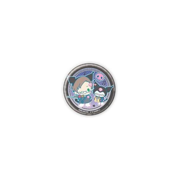 商品名：中古バッジ・ビンズ 入間銃兎×クロミ 「マット加工缶バッジ ヒプノシスマイク -Division Rap Battle- SANRIO NAKAYOKU EDIT 01」商品解説■「ヒプノシスマイク -Division Rap Ba...