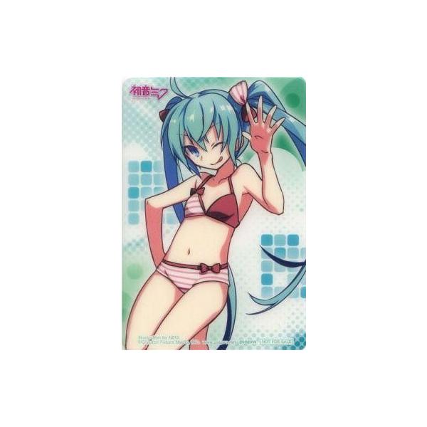 商品名：中古ポストカード(キャラクター) 初音ミク(イラスト：NEGI) クリアポストカード 「VOCALOID」 初音ミク 6th Anniversaryフェア商品解説■2013年8〜9月に実施された『初音ミク6th Anniversar...