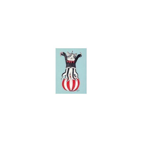商品名：中古ポストカード CIRCUS GUSTAVEくん ポストカード 「ヒグチユウコ展 CIRCUS」商品解説■「ヒグチユウコ展 CIRCUS」グッズのポストカードです。【商品詳細】サイズ：約14.8×10cm