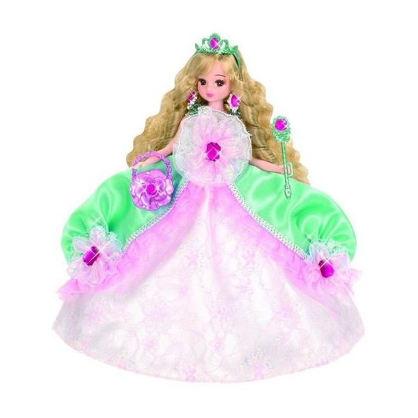 商品名：中古ドールアクセサリー ゆめみるお姫さま エメラルドフラワードレス 「リカちゃん」商品解説■ゆめみるお姫さまシリーズの、ピンクのお花がロマンティックな、エメラルドグリーンのドレス。アクセサリー付き。【商品詳細】パッケージサイズ：H約...