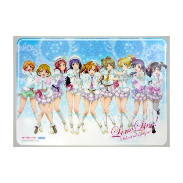 商品名：中古食器その他(キャラクター) μ’s(Snow halation) PP製ランチョンマット 「ラブライブ!×セガコラボカフェ」 デザート注文特典商品解説■「セガコラボカフェ ラブライブ!」デザート注文特典の『ランチョンマット』です...
