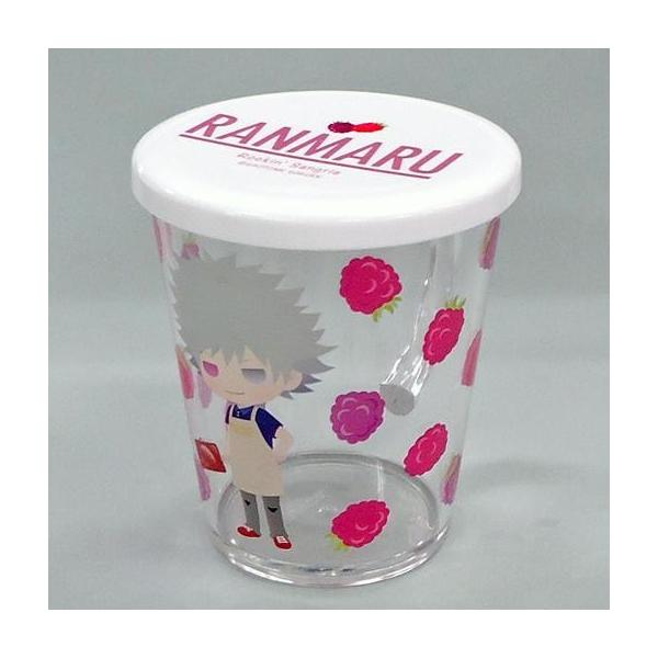 商品名：中古マグカップ・湯のみ(キャラクター) 黒崎蘭丸 フタ付きクリアコップ SHINING STORE ちびキャラVer. 「うたの☆プリンスさまっ♪」 SHINING STOREグッズ商品解説■SHINING STORE特製エプロンを...
