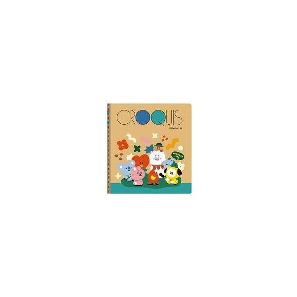 商品名：中古ノート・メモ帳 クロッキーブック THE GREEN PLANET 「BT21」商品解説■「BT21」はLINE FRIENDSのグローバル人気キャラクターブランドです。そんな「BT21」より、クロッキーブックが登場!鉛筆の線が...