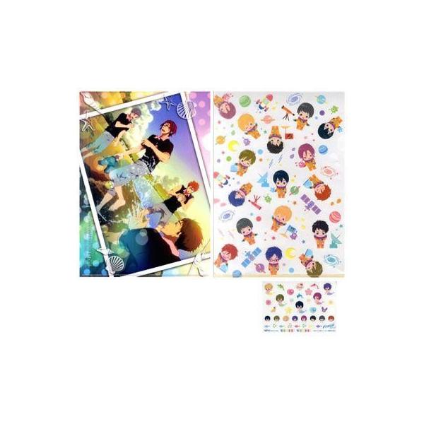 商品名：中古クリアファイル 集合(写真風) A4クリアファイル(2枚組)＆クリアステッカー 「タイトーくじ本舗 Free!-Eternal Summer-」 クリアファイル＆クリアステッカー賞商品解説■クリアファイル2枚と、ちょっとリッチな...