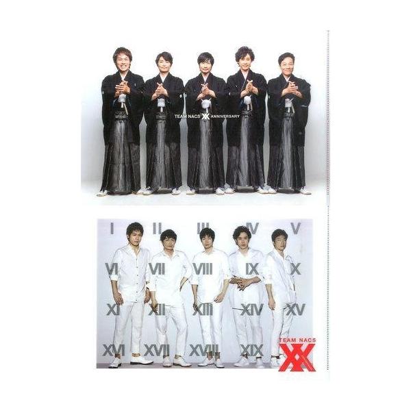 商品名：中古クリアファイル(男性アイドル) TEAM NACS A4クリアファイル2枚セット 「TEAM NACS XX」商品解説■TEAM NACSアニバーサリーイヤーイベント「TEAM NACS XX(twenty)」の公式グッズです。...