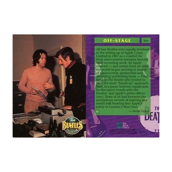 商品名：中古コレクションカード(男性) 201：ビートルズ/The Beatles Collectionコレクションカード(男性)/The Beatles Collectionused0130_tradingcard