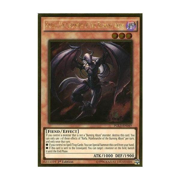 商品名：中古遊戯王 PGL3-EN049[GR]：Farfa Malebranche of the Burning Abyss/彼岸の悪鬼 ファーファレル遊戯王/GR/効果モンスター/英語版/Premium Gold：Infinite Go...