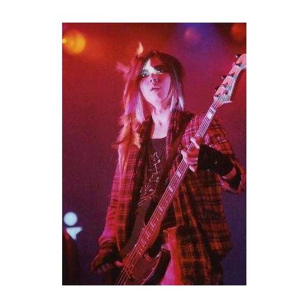 商品名：中古生写真(男性) Sixh./MINT/ライブフォト・上半身・衣装赤黒・チェック・ギター・目線上・背景赤/「Sixh.×Mens SPIDER」スペシャルブロマイド生写真(男性)/歌手