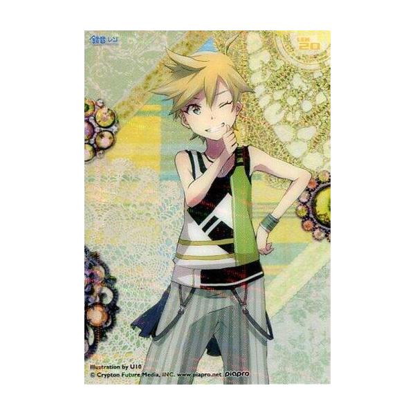商品名：中古アニメ系トレカ LEN20：鏡音レンアニメ系トレカ/初音ミク クリアカードコレクションガム3こちらの商品はトレーディングカード(シングル)のみとなります。他の商品は付属しません。used0130_tradingcard