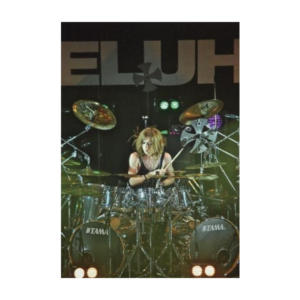 商品名：中古生写真(男性) DELUHI/Sujk(スーク)/ライブフォト・上半身・黒のタンクトップ・ドラムセット/アーティスト生写真生写真(男性)/ヴィジュアル系バンド/DELUHI