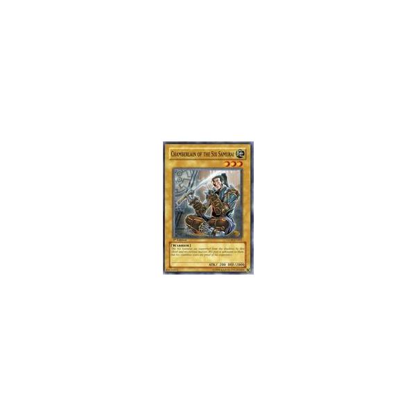 商品名：中古遊戯王 GLAS-EN001[N]：Chamberlain of the Six Samurai/六武衆の侍従遊戯王/N/通常モンスター/英語版/Gladiator’s Assault分類：通常モンスター/レア度：Nシリーズ：英...
