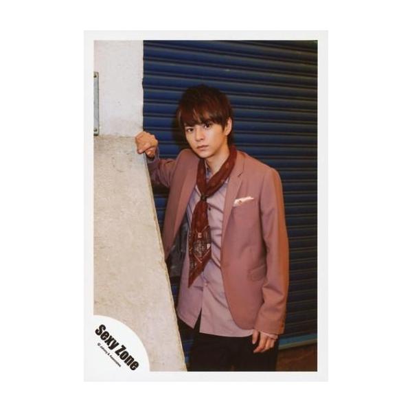 商品名：中古生写真(ジャニーズ) Sexy Zone/佐藤勝利/膝上・衣装赤・紫・右手上げ・口閉じ・左向き・背景青/「よびすて」PV＆ジャケ写撮影/公式生写真生写真(ジャニーズ)/アイドル/Sexy Zone
