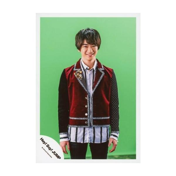 商品名：中古生写真(ジャニーズ) Hey! Say! JUMP/知念侑李/膝上・衣装赤・黒・白・両手下・笑顔・背景緑/「Fantastic Time」PV＆ジャケ写撮影/公式生写真生写真(ジャニーズ)/アイドル/Hey! Say! JUMP