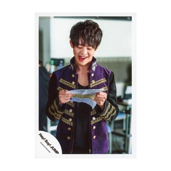 商品名：中古生写真(ジャニーズ) Hey! Say! JUMP/有岡大貴/上半身・衣装紫・黒・金・両手紙・目線下・舌出し/「Fantastic Time」PV＆ジャケ写撮影/公式生写真生写真(ジャニーズ)/アイドル/Hey! Say! JUMP