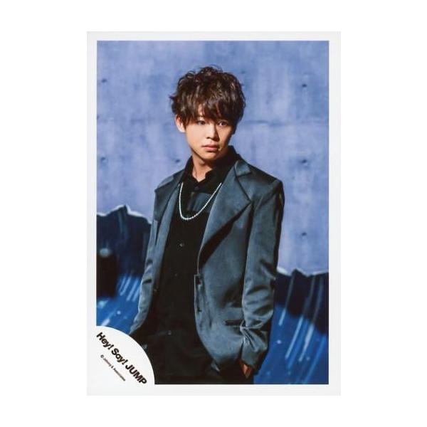 商品名：中古生写真(ジャニーズ) Hey! Say! JUMP/有岡大貴/上半身・衣装黒・グレー・体左向き・口閉じ・背景青グレー/「Fantastic Time」PV＆ジャケ写撮影/公式生写真生写真(ジャニーズ)/アイドル/Hey! Say...