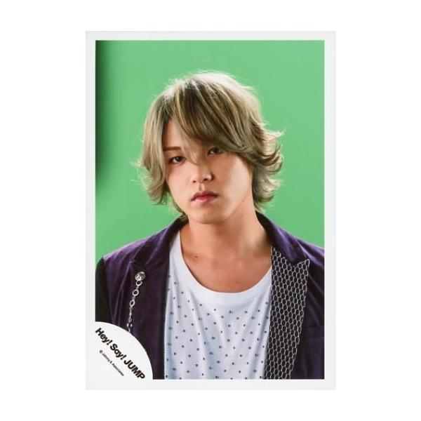 商品名：中古生写真(ジャニーズ) Hey! Say! JUMP/高木雄也/バストアップ・衣装白・紫・口閉じ・首傾げ・背景緑/「Fantastic Time」PV＆ジャケ写撮影/公式生写真生写真(ジャニーズ)/アイドル/Hey! Say! JUMP