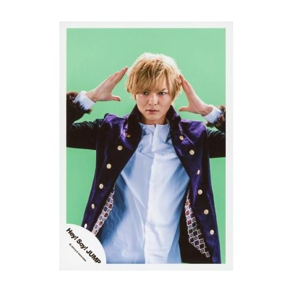 商品名：中古生写真(ジャニーズ) Hey! Say! JUMP/薮宏太/上半身・衣装紫・白・両手上げ・背景緑/「Fantastic Time」PV＆ジャケ写撮影/公式生写真生写真(ジャニーズ)/アイドル/Hey! Say! JUMP