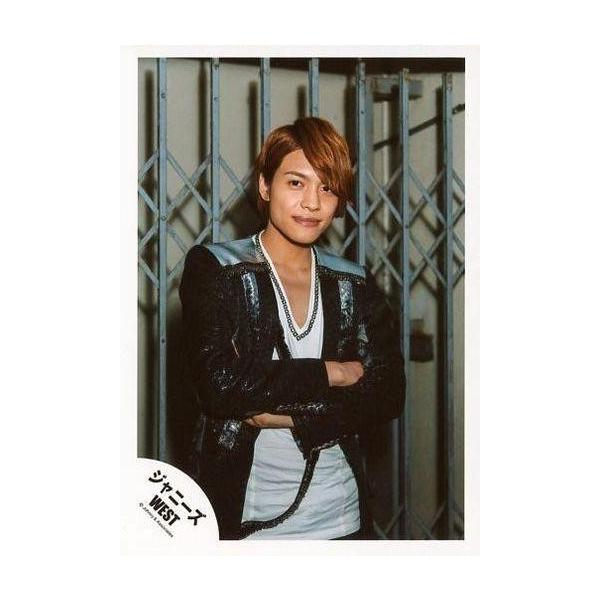 商品名：中古生写真(ジャニーズ) ジャニーズWEST/中間淳太/上半身・衣装黒グレー白・腕組み・体右向き・口閉じ/アルバム「なうぇすと」ジャケ写撮影＆「one chance」PV撮影/公式生写真生写真(ジャニーズ)/アイドル/ジャニーズWEST