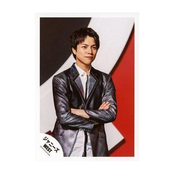 商品名：中古生写真(ジャニーズ) ジャニーズWEST/重岡大毅/膝上・衣装グレー黒白・腕組み・体右向き・背景黒白赤/アルバム「なうぇすと」ジャケ写撮影＆「one chance」PV撮影/公式生写真生写真(ジャニーズ)/アイドル/ジャニーズWEST