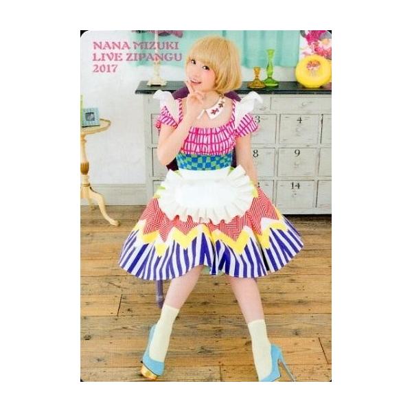 商品名：中古コレクションカード(女性) 水樹奈々/全身・衣装ピンク・緑・白・赤・青・右手人差し指口元/NANA MIZUKI LIVE ZIPANGU 2017 Memorial Card “NANACA”コレクションカード(女性)/NAN...