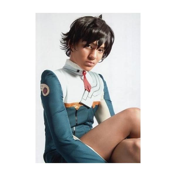 商品名：中古生写真(男性) D2/阿久津愼太郎(ニコラス・バセロン)/膝上・衣装緑・座り/「GAINAX × ACOS IKEMEN GALLERY」ブロマイド(トップをねらえ2!)生写真(男性)/俳優