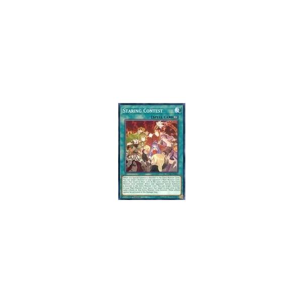 商品名：中古遊戯王 FLOD-EN064[N]：Staring Contest/にらみ合い遊戯王/N/魔法/英語版/Flames of Destruction分類：魔法/レア度：Nシリーズ：英語版/Flames of Destruction...