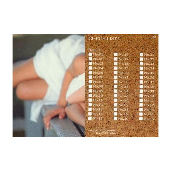 商品名：中古コレクションカード(女性) 76[チェックリストカード(CHECKLIST 1)]：MEGUMI/チェックリストカード(CHECKLIST 1)/MEGUMI カードコレクションコレクションカード(女性)/MEGUMI カードコ...