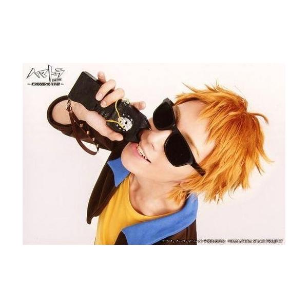 商品名：中古生写真(男性) 大島崚(バースデイ)/横型・バストアップ・衣装黄青茶色・サングラス・キャラクターショット/舞台「ハマトラ THE STAGE -CROSSING TIME-」ブロマイド「バースデイセット」生写真(男性)/俳優