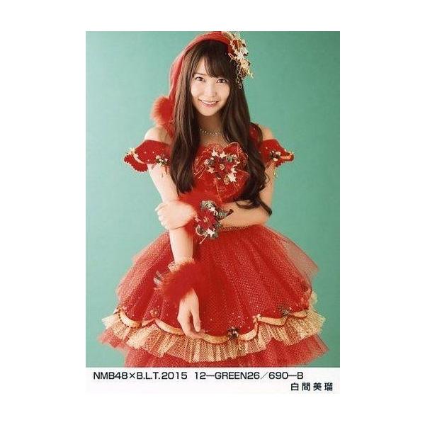 商品名：中古生写真(AKB48・SKE48) 白間美瑠/NMB48×B.L.T.2015 12-GREEN26/690-B生写真(AKB48・SKE48)/アイドル/NMB48