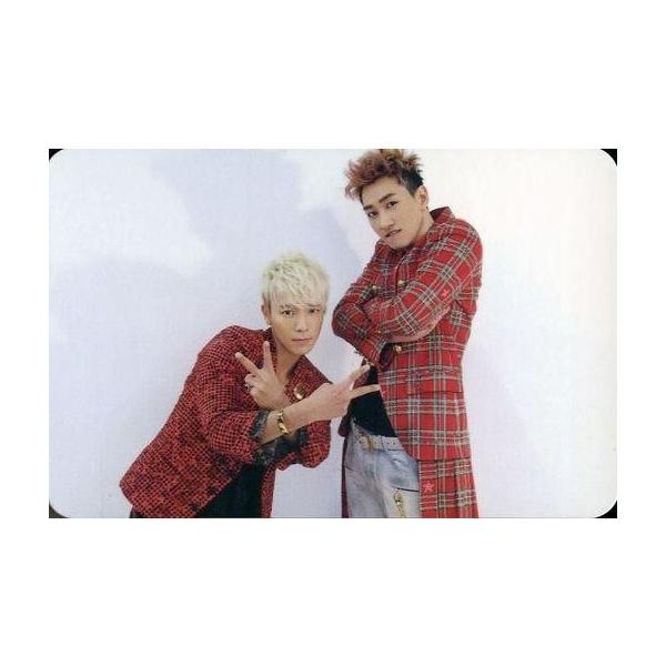 商品名：中古コレクションカード(男性) SUPER JUNIOR DONGHAE ＆ EUNHYUK/ドンヘ(DongHae)・ウニョク(EUNHYUK)/横型・上半身・腕組み・両手ピース/CD「I WANNA DANCE」特典トレカコレク...