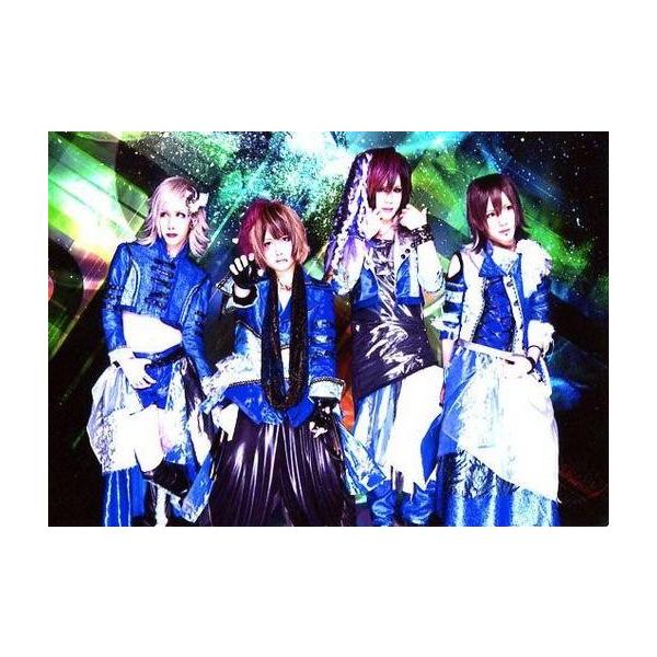 商品名：中古生写真(男性) RoNo☆Cro/集合(4人)/横型・膝上・衣装青・センターminami・右手前/CD「エンワ〜Multiverse〜」ライカエジソン購入特典生写真(男性)/ヴィジュアル系バンド/RoNo☆Cro