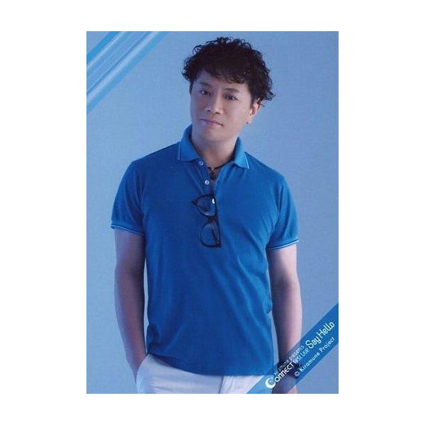 商品名：中古生写真(男性) CONNECT/岩田光央/膝上・シャツ青・右手ポケット・胸元にメガネ/「Kiramune Presents CONNECT First Live〜Say Hello〜」ブロマイド生写真(男性)/声優/CONNECT