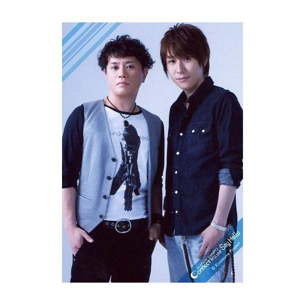 商品名：中古生写真(男性) CONNECT/岩田光央・鈴村健一/膝上・衣装黒・白・グレー/「Kiramune Presents CONNECT First Live〜Say Hello〜」ブロマイド生写真(男性)/声優/CONNECT