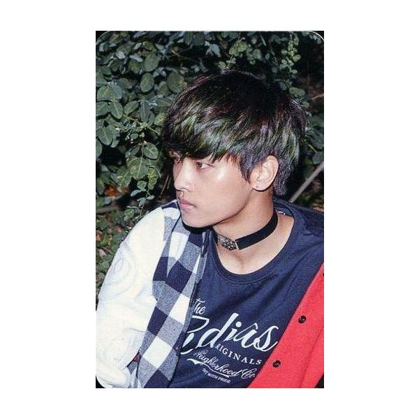 商品名：中古コレクションカード(男性) VIXX/N(エン)/バストアップ・衣装黒赤白・目線左/CD「Chained up」フリーダムver. 特典トレカコレクションカード(男性)/CD「Chained up」フリーダムver. 特典トレカ...