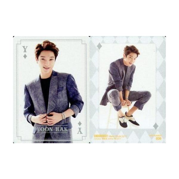 商品名：中古コレクションカード(男性) CARD NUMBER 039：超新星/ユナク(YoonHak)/超新星 LIVE TOUR 2015「THE FINAL」トレーディングカードコレクションカード(男性)/超新星 LIVE TOUR ...