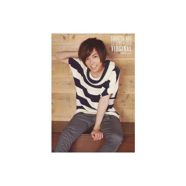 商品名：中古生写真(男性) 蒼井翔太/膝上・座り・ボーダー柄衣装白.黒・右手頭・ズボングレー/1st LIVE 2014「VIRGINAL」トレーディングブロマイド生写真(男性)/歌手/声優