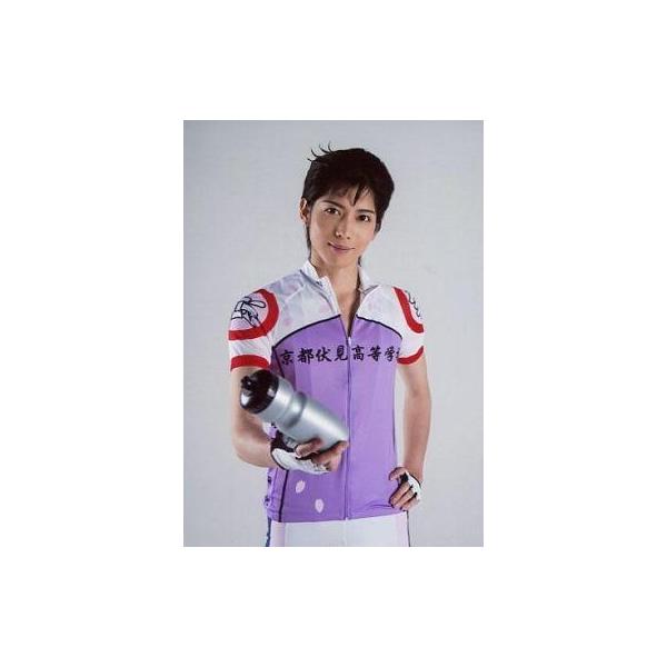 商品名：中古生写真(男性) 染谷俊之(石垣光太郎)/膝上・衣装ユニフォーム・左手腰・右手水筒・キャラクターショット/舞台『弱虫ペダル』 インターハイ篇 The Second Order ブロマイド生写真(男性)/俳優