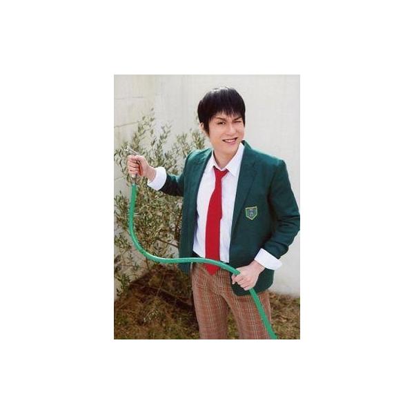 商品名：中古生写真(男性) 大山真志(田所迅)/膝上・制服・両手ホース・ウィンク・キャラクターショット/舞台『弱虫ペダル』 インターハイ篇 The Second Order ブロマイド生写真(男性)/俳優