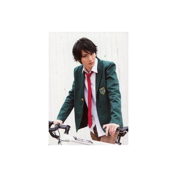 商品名：中古生写真(男性) 太田基裕(今泉俊輔)/膝上・衣装制服・両手下・自転車・キャラクターショット/舞台『弱虫ペダル』 インターハイ篇 The Second Order ブロマイド生写真(男性)/俳優
