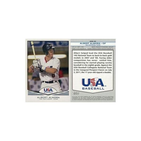 商品名：中古スポーツ USA-43 ： ALBERT ALMORAスポーツ/18U NATIONAL TEAM/Tops 2011 USA Baseball Box