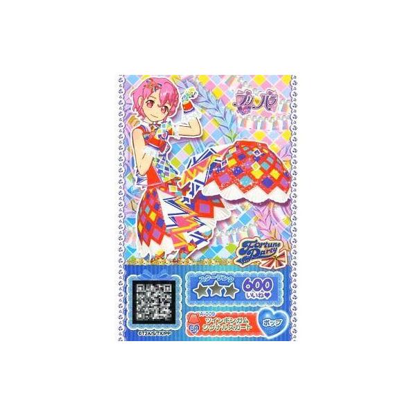 商品名：中古プリパラ A-009[SR]：ツインギンガムシグナルスカートプリパラ/スペシャルレア/マイチケ/ボトムス/ポップ/FortuneParty/RONI＆Priparaプリチケバッグセット分類：マイチケ/レア度：SR分類：マイチケ/...