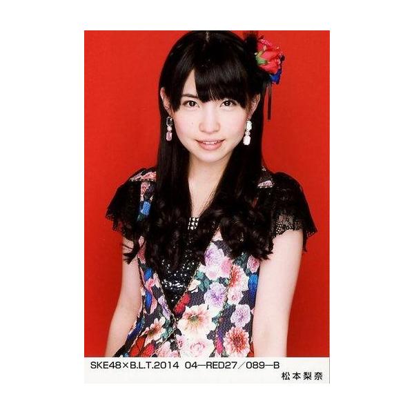 商品名：中古生写真(AKB48・SKE48) 松本梨奈/SKE48×B.L.T.2014 04-RED27/089-B生写真(AKB48・SKE48)/アイドル/SKE48