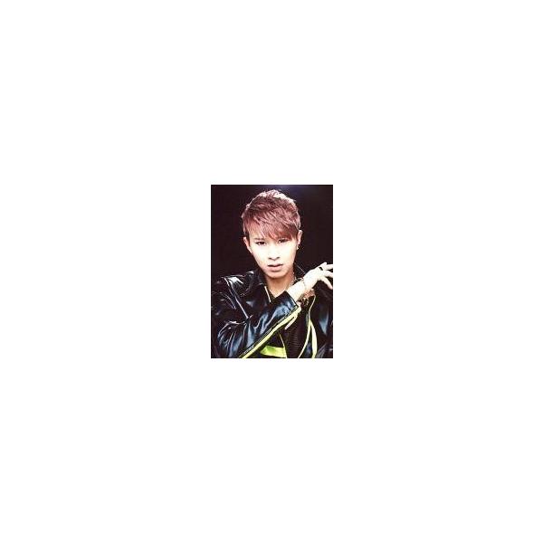 商品名：中古生写真(男性) 3Peace☆Lovers/ハ・ミンウ/バストアップ・衣装黒.黄緑・右手上げ・背景黒/CD「Love Evolution」特典生写真生写真(男性)/3人組ユニット