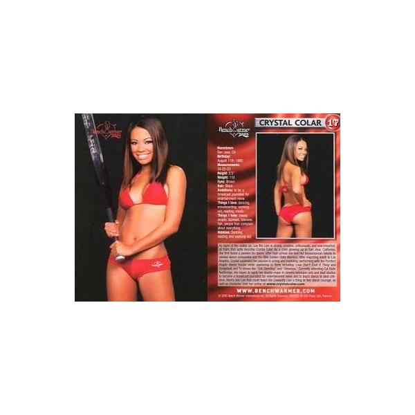 商品名：中古コレクションカード(女性) 17[レギュラーカード]：CRYSTAL COLAR/レギュラーカード/2005 Bench Warmer Series Oneコレクションカード(女性)/2005 Bench Warmer Seri...