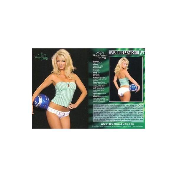 商品名：中古コレクションカード(女性) 37[レギュラーカード]：AUBRIE LEMON/レギュラーカード/2005 Bench Warmer Series Oneコレクションカード(女性)/2005 Bench Warmer Serie...