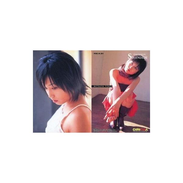 商品名：中古コレクションカード(女性) REA31[レギュラーカード]：三津谷葉子/レギュラーカード/VISUAL PHOTOCARD COLLECTION 三津谷葉子＆宮地真緒 SPLENDIDEコレクションカード(女性)/VISUAL ...