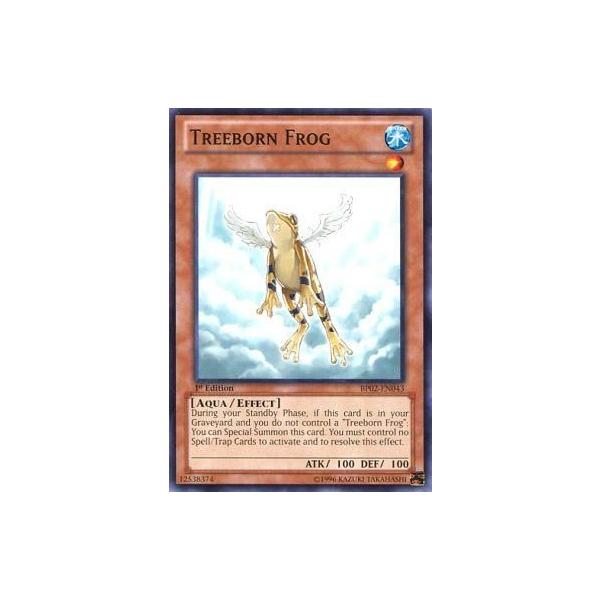 商品名：中古遊戯王 BP02-EN043[N]：Treeborn Frog/黄泉ガエル遊戯王/N/効果モンスター/英語版/Battle Pack 2：War of the Giants分類：効果モンスター/レア度：Nシリーズ：英語版/Bat...